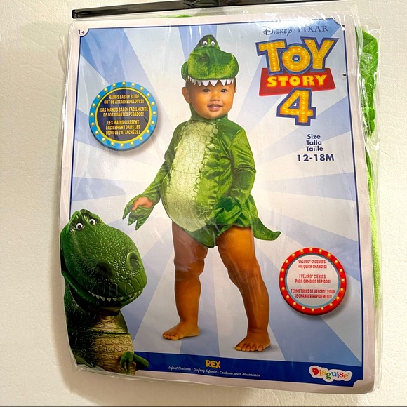 Disney | Costumes | Toy Story Rex Halloween Costume By Disney | Poshmark